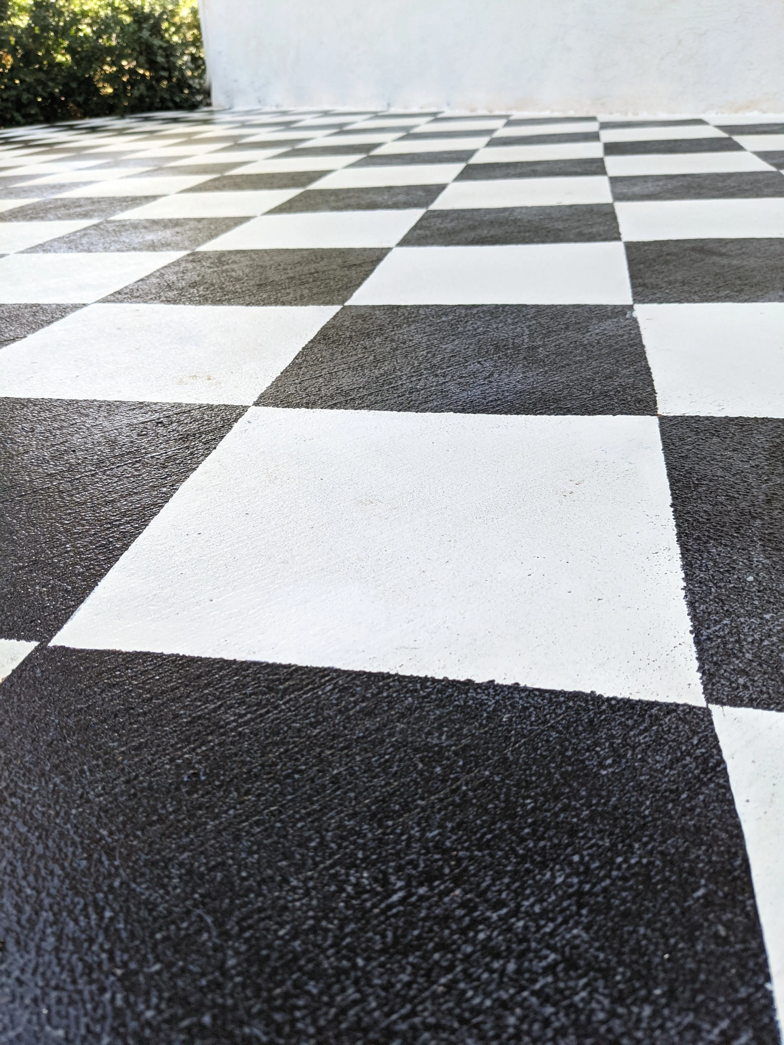 Painted Checkerboard Floor DIY — Em Hales Home