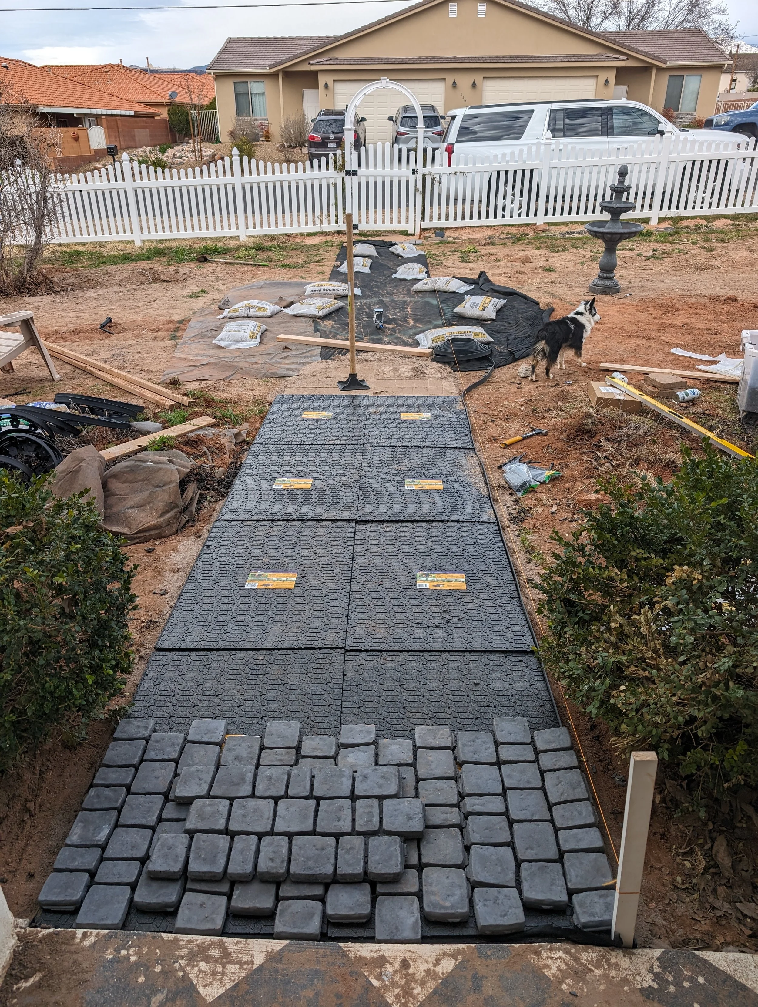 Cobblestone Pathway — Em Hales Home