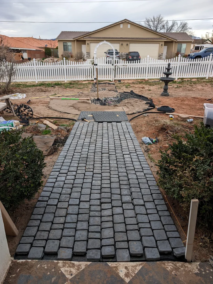 Cobblestone Pathway — Em Hales Home