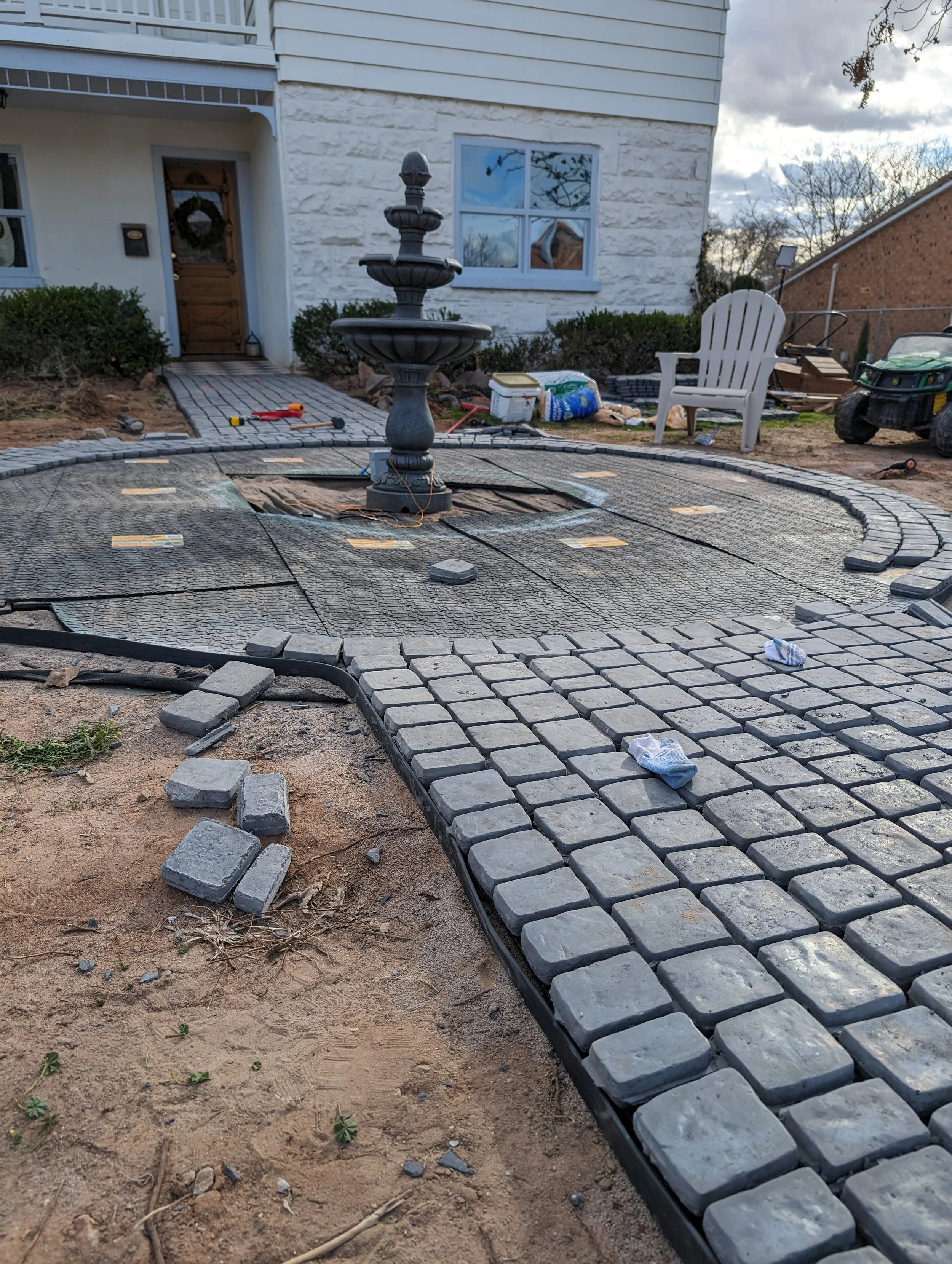 Cobblestone Pathway — Em Hales Home