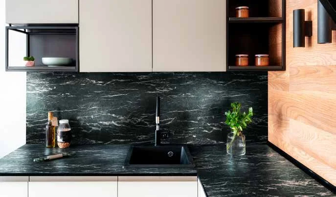 Duropal Nero Portoro Duro Silk — Bench Top City Pty Ltd