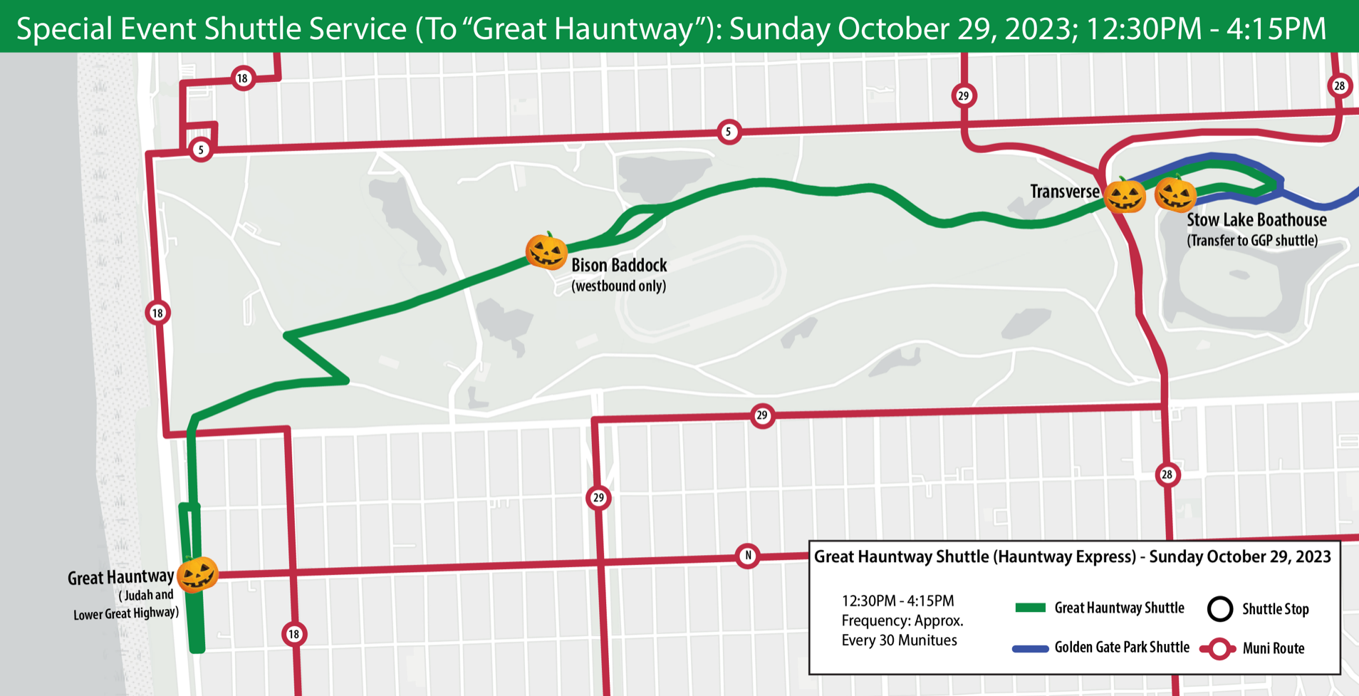 Ride the Shuttle — It's The Great HauntWay!