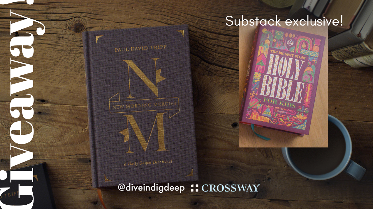 Crossway Back to School Giveaway! — @diveindigdeep