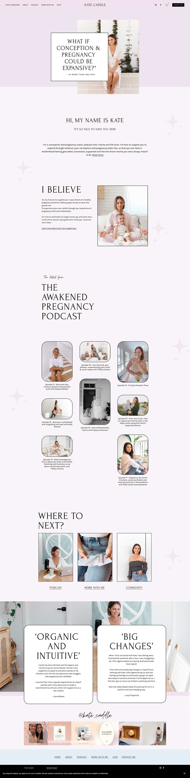 Michi Squarespace 7.1 Template Kit — Big Cat Creative - Squarespace ...