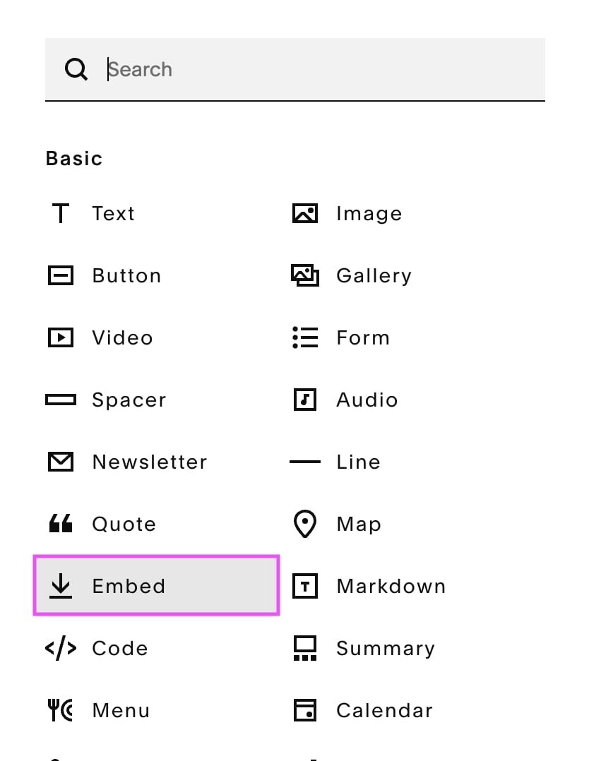 How to embed course videos in Squarespace from YouTube (free!) — Big Cat Creative - Squarespace ...