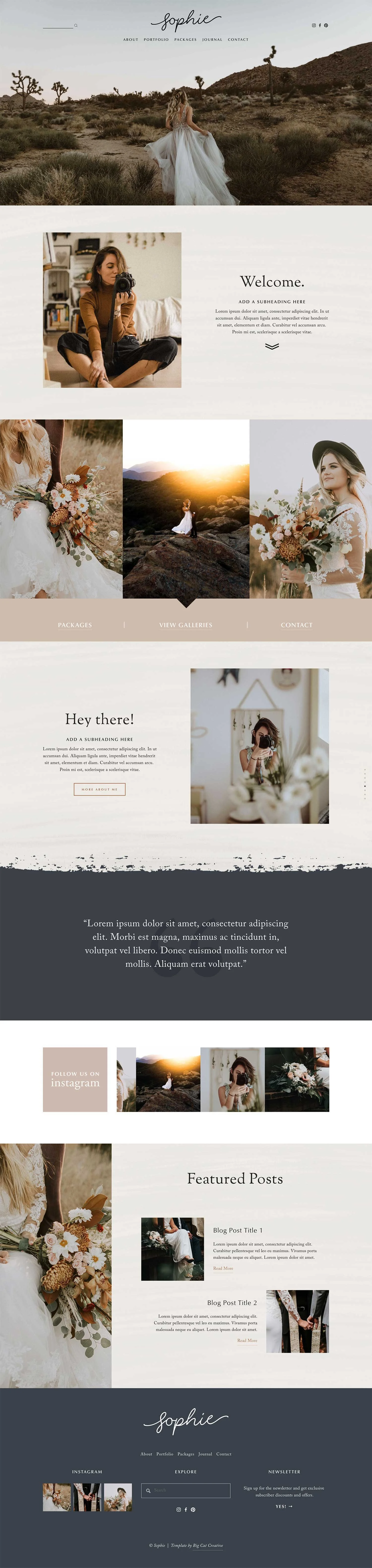 Shop Squarespace Template Kits Big Cat Creative Squarespace
