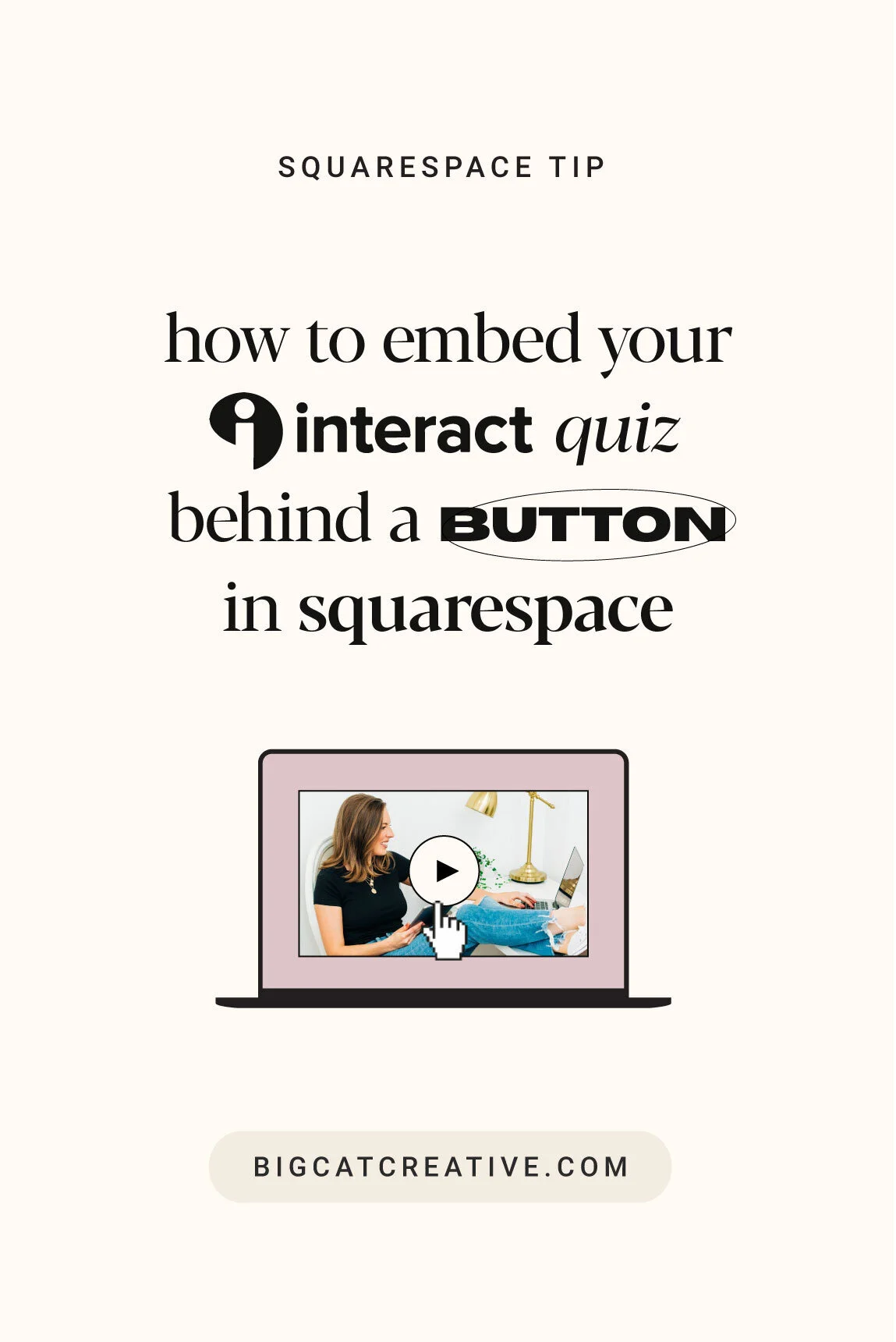 How to Embed your Interact Quiz Behind a Button on Squarespace — Big ...