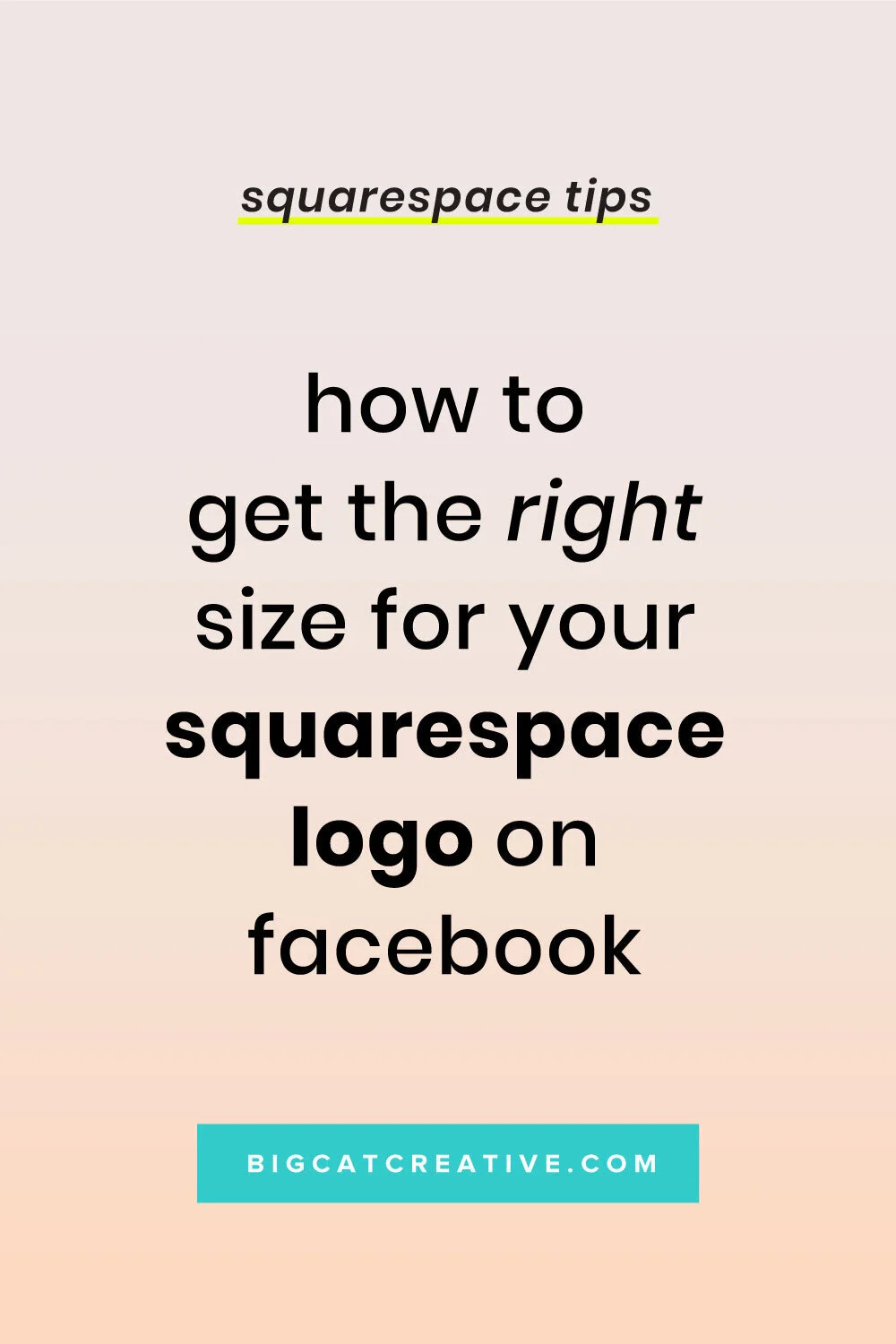 Get the right Squarespace Social Sharing Logo size for Facebook — Big ...