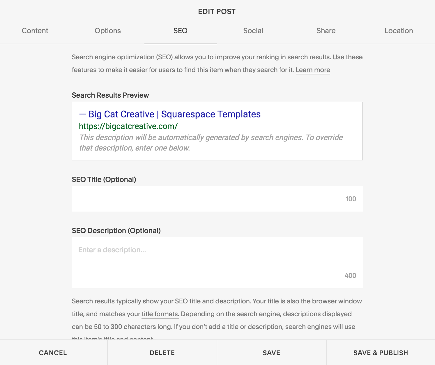 Blogging with Squarespace: How to Start a Blog with Squarespace — Big ...