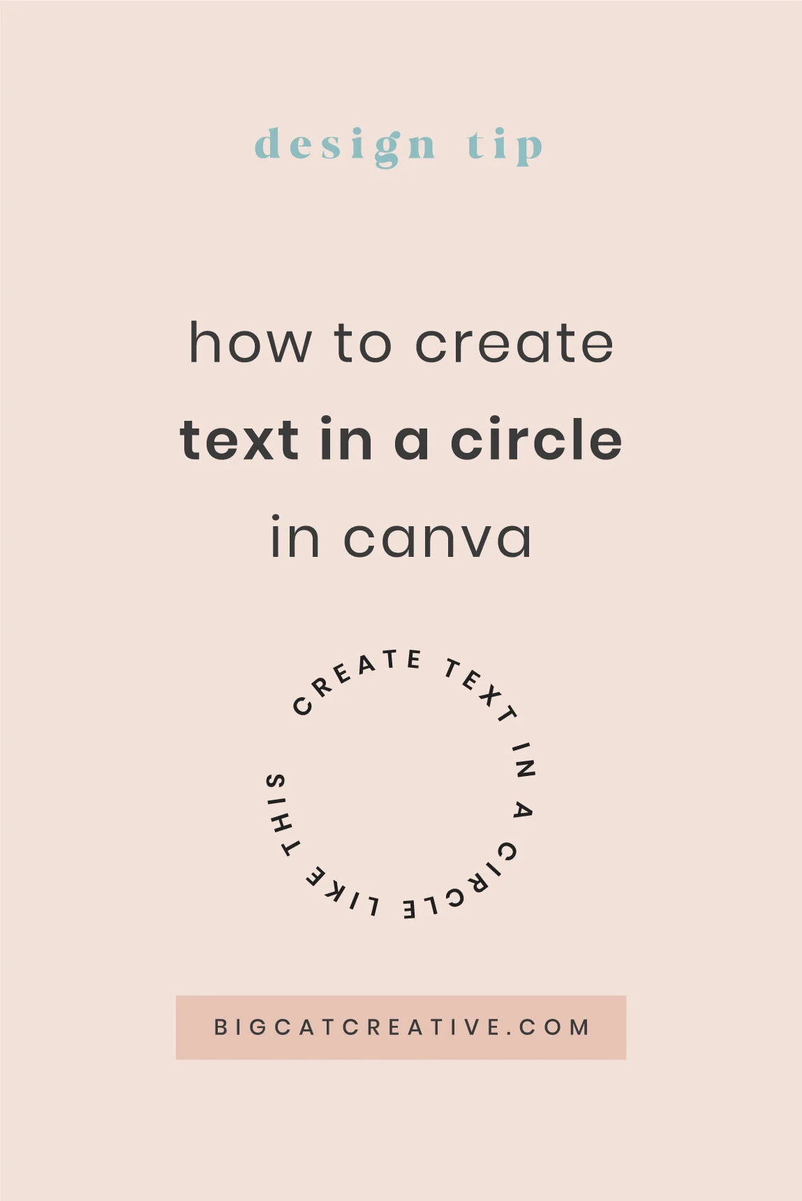 How to create circle text in Canva — Big Cat Creative - Squarespace ...