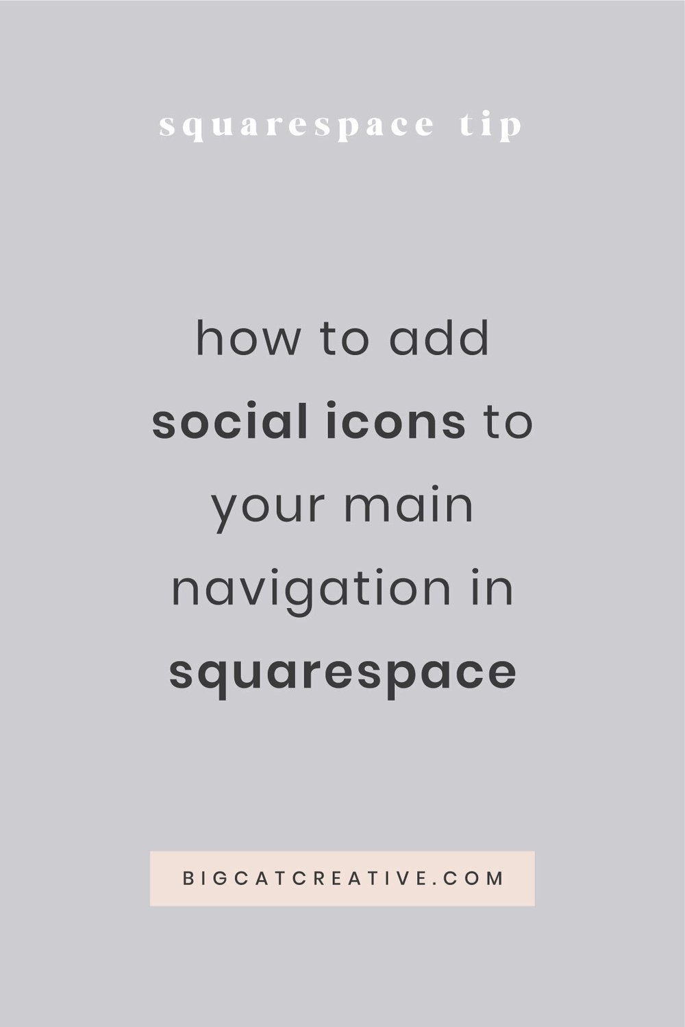How to add social icons to your main navigation in Squarespace — Big ...
