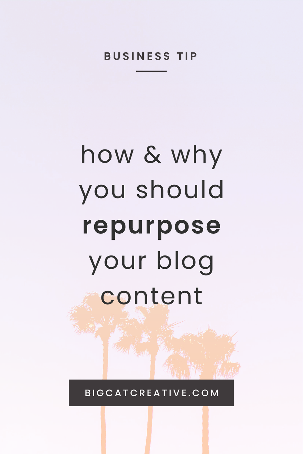 Why You Should Repurpose Your Blog Content & How — Big Cat Creative ...