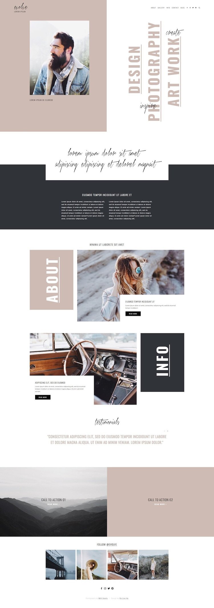 Top 10 modern & edgy Squarespace web designs for inspiration — Big Cat ...