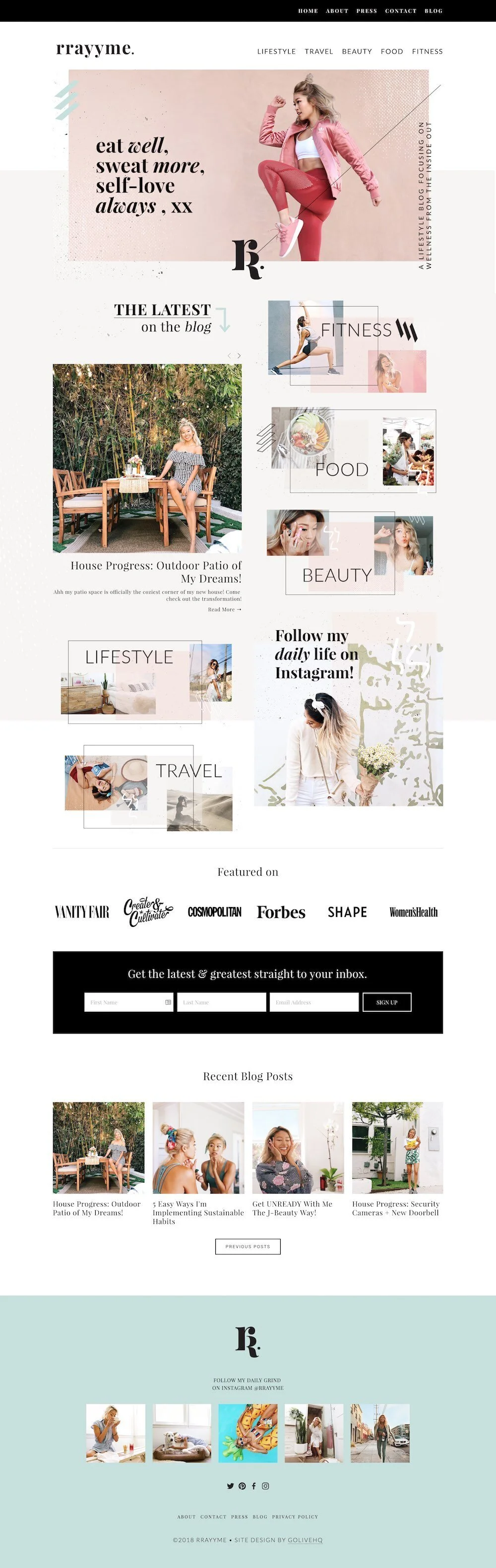 Top 10 modern & edgy Squarespace web designs for inspiration — Big Cat ...