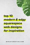 Top 10 modern & edgy Squarespace web designs for inspiration — Big Cat ...
