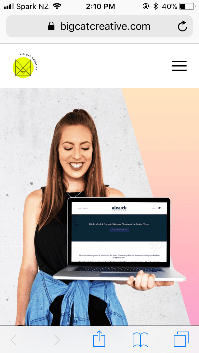 3 Squarespace Mobile View Design Hacks — Big Cat Creative - Squarespace ...