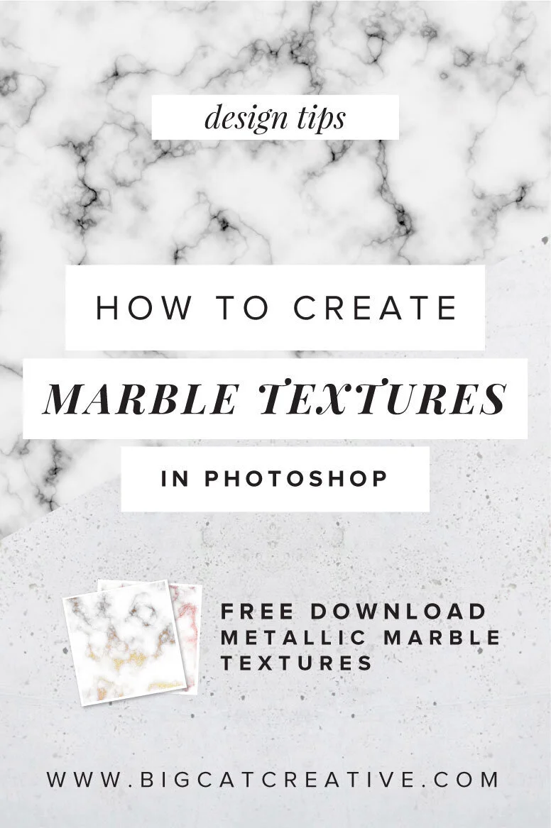 Marble Textures in Photoshop DIY — Big Cat Creative - Squarespace ...