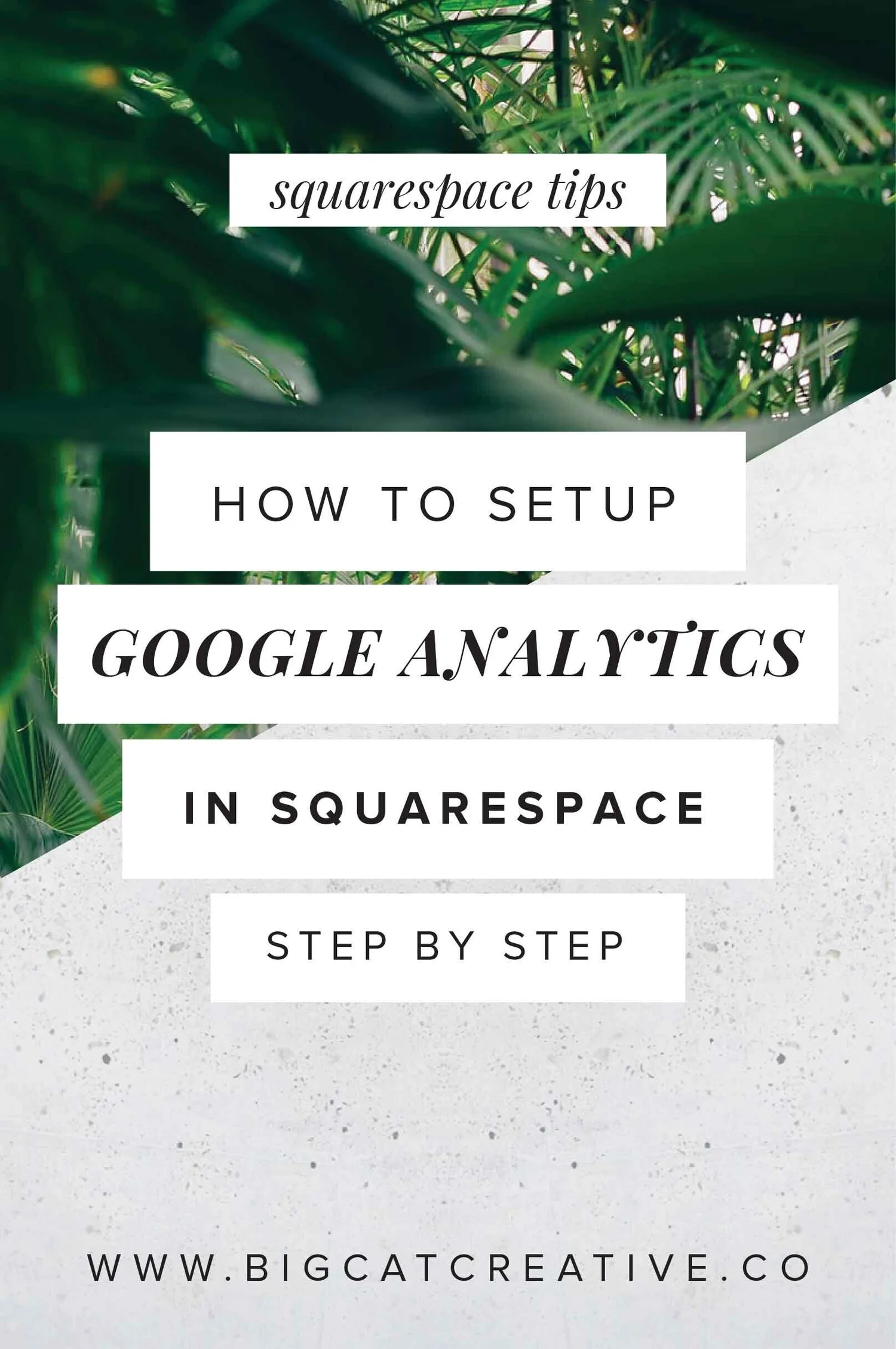 How to setup Google Analytics in Squarespace — Big Cat Creative ...