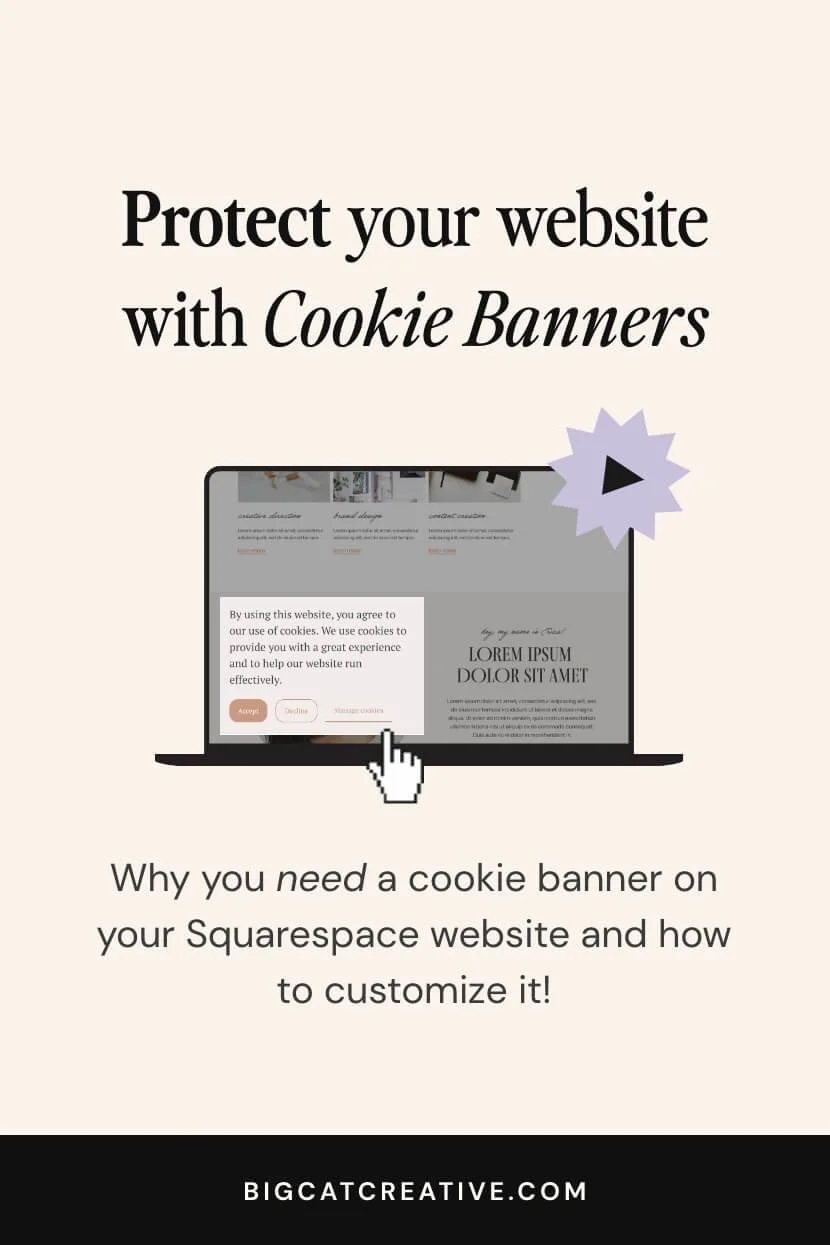 Why you Need a Cookie Banner on your Squarespace Website and How to ...
