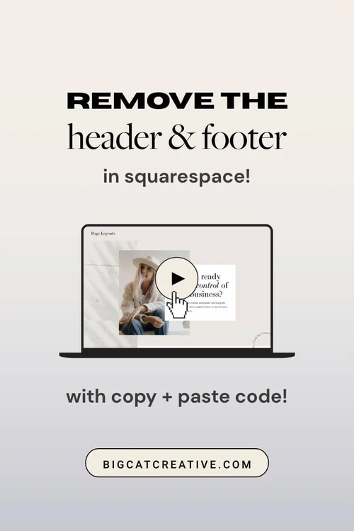 How to remove the Header and/or Footer from a single page in Squarespace 7.0, 7.1 + Fluid Engine ...
