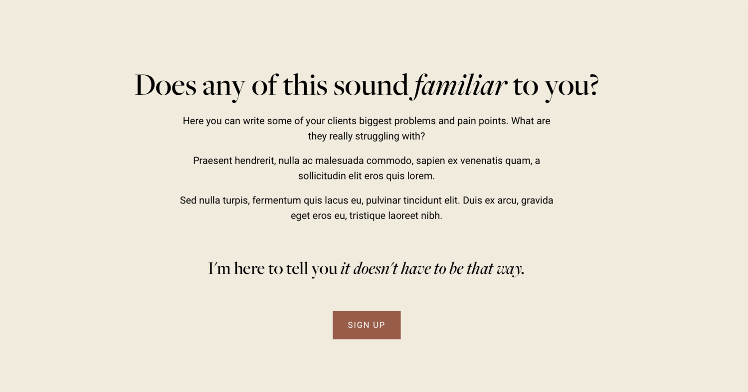 Crafting the Perfect Sales Page on Squarespace — Big Cat Creative ...