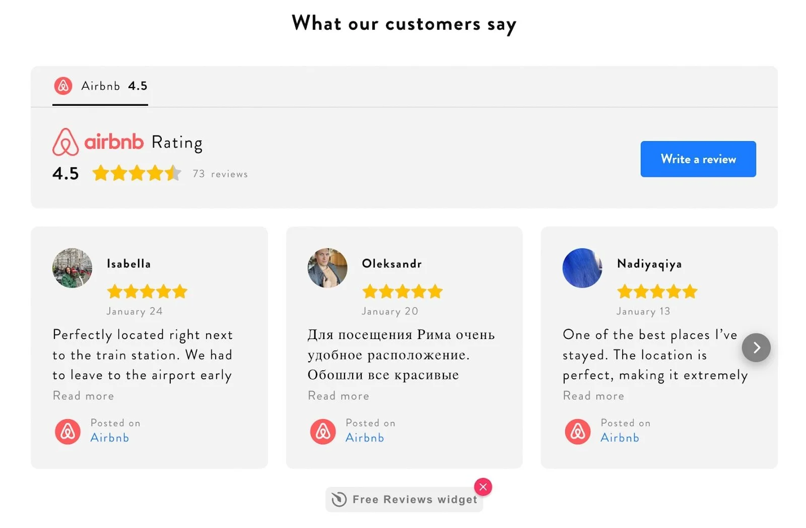 How to add Google, Airbnb, and Facebook Reviews to Your Squarespace ...