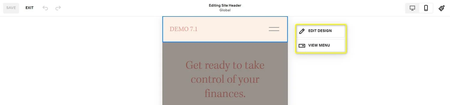 How to Adjust Your Mobile Menu in Squarespace (7.1 and 7.0 Brine) — Big Cat Creative ...