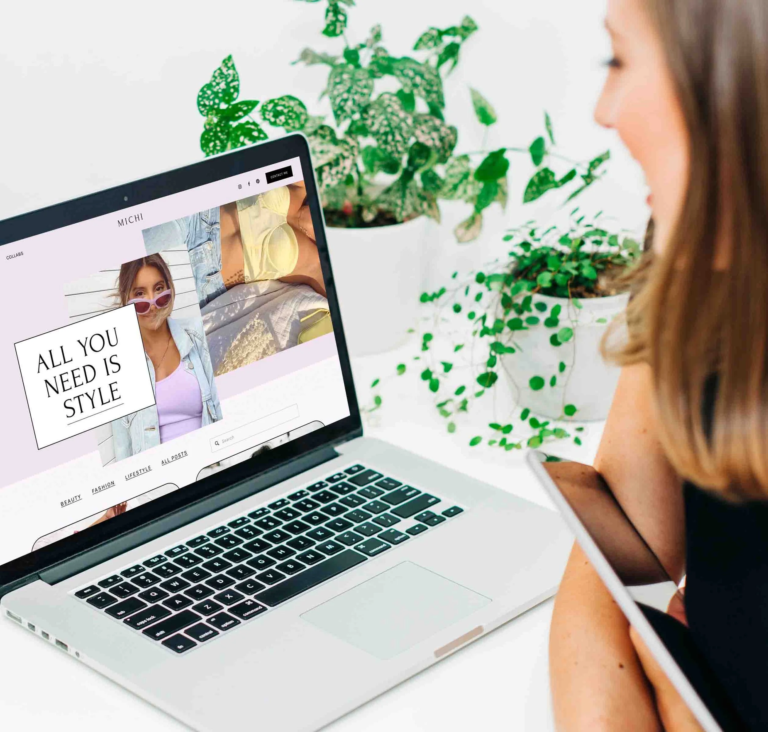 Michi Squarespace 7.1 Template Kit — Big Cat Creative - Squarespace ...