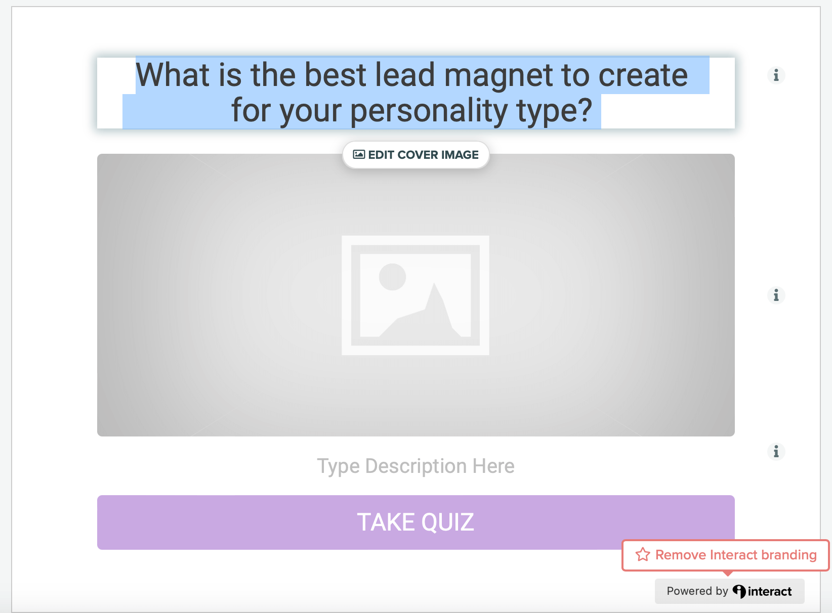 How to create an opt-in freebie quiz for your website with Interact ...