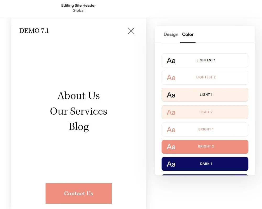 How to Adjust Your Mobile Menu in Squarespace (7.1 and 7.0 Brine) — Big Cat Creative ...