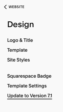 How to Move From Squarespace 7.0 to Squarespace 7.1 — Big Cat Creative ...