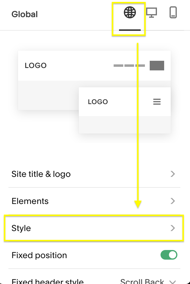 How to create a transparent header navigation in Squarespace (7.1 and Brine) — Big Cat Creative ...
