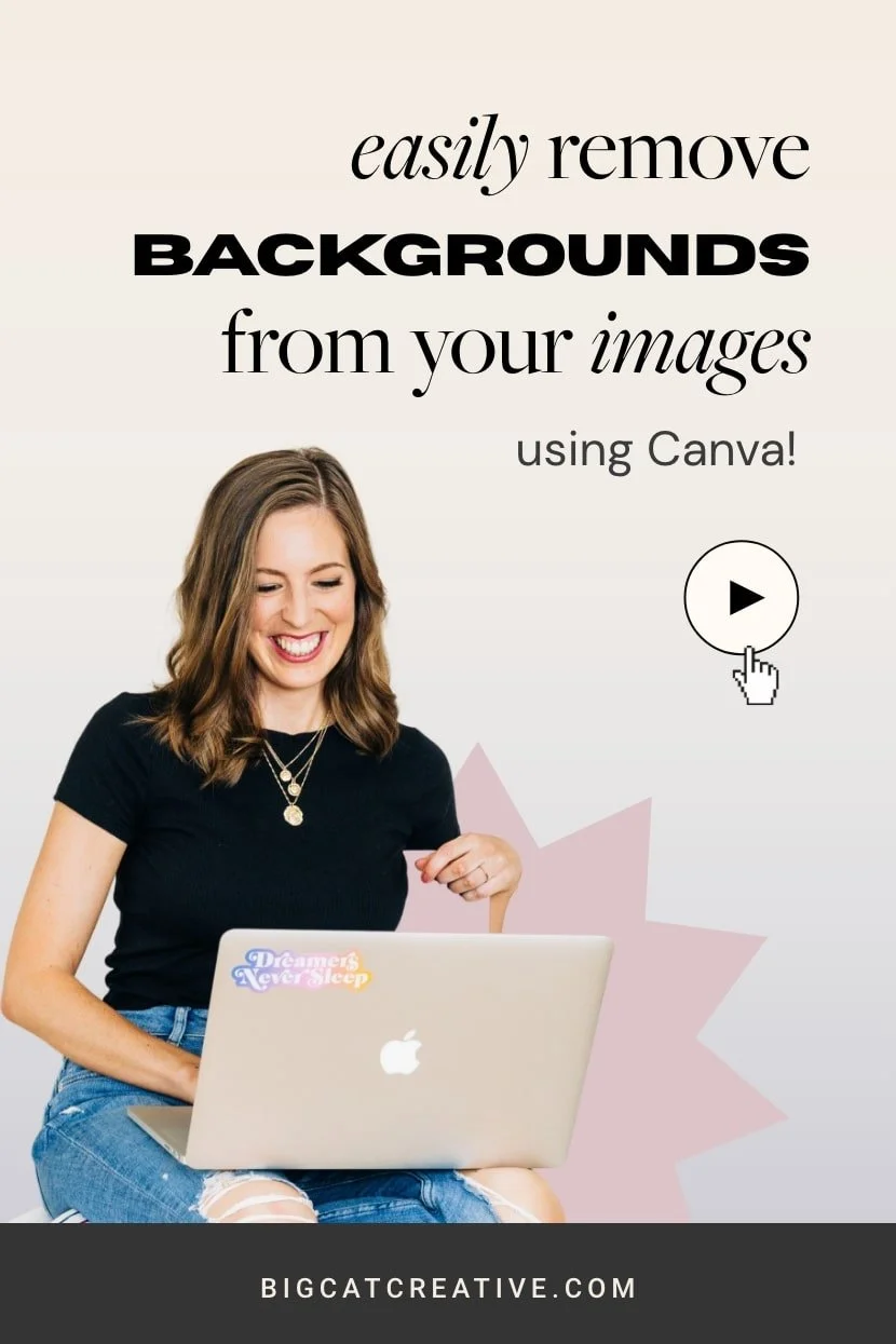 How to Remove the Background from your Images in Canva — Big Cat ...