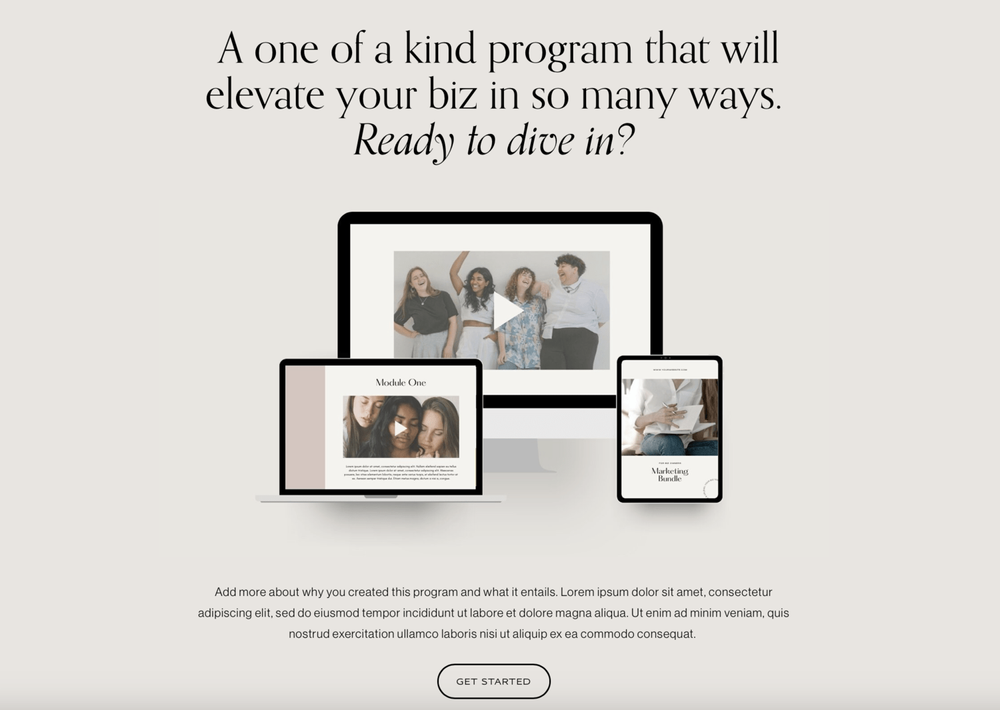 Crafting the Perfect Sales Page on Squarespace — Big Cat Creative ...