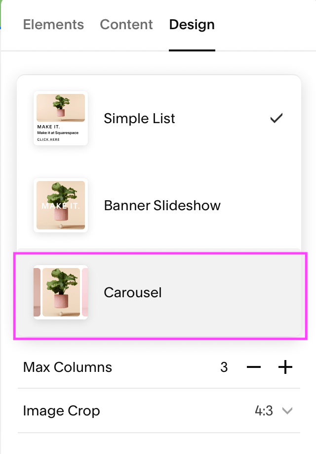 How to create a ‘featured post’ slider in Squarespace 7.1 & 7.0 — Big ...