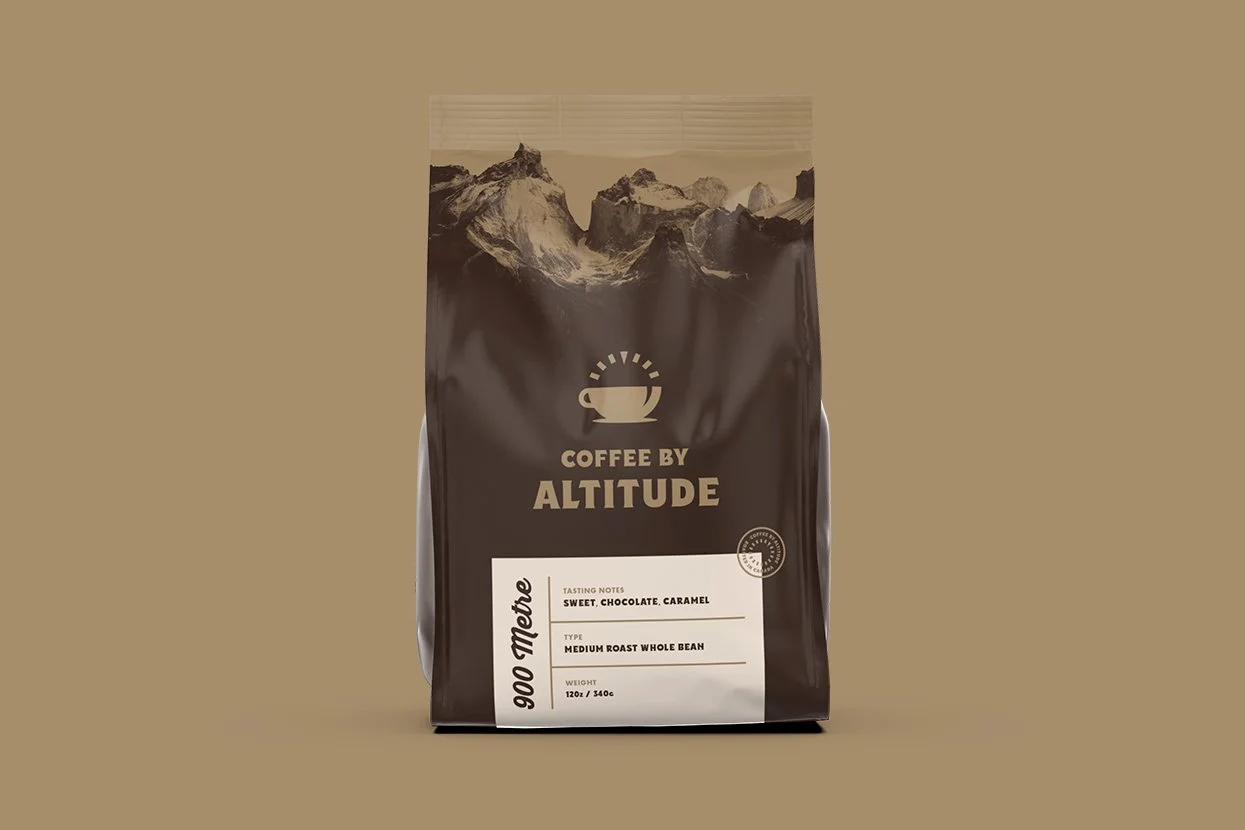 Coffee by Altitude by Jordan Versluis | Visual Identity & Logo Designer
