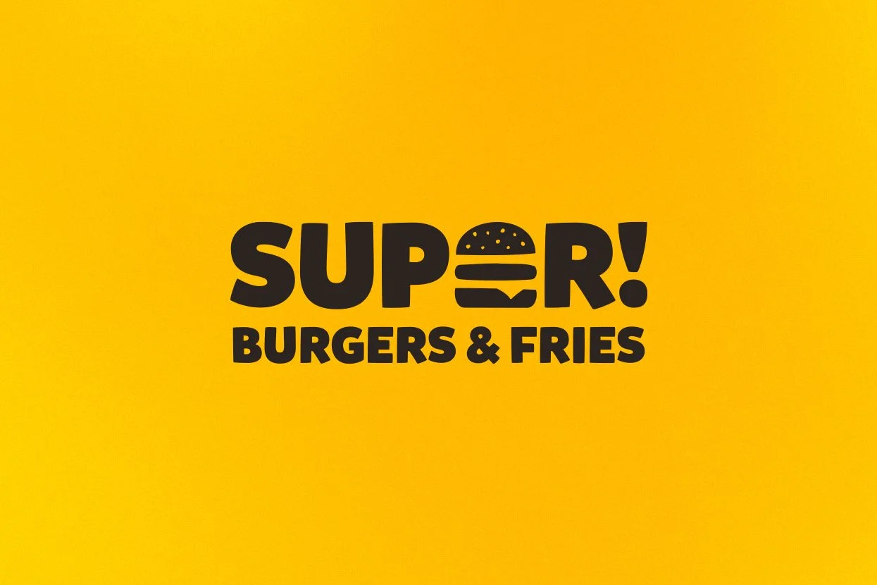 Super! Burgers & Fries by Jordan Versluis | Visual Identity & Logo Designer