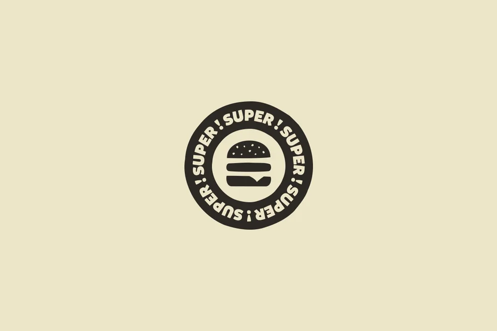 Super! Burgers & Fries by Jordan Versluis | Visual Identity & Logo Designer