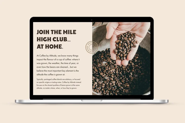 Coffee by Altitude by Jordan Versluis | Visual Identity & Logo Designer