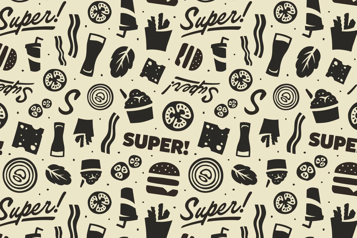 Super! Burgers & Fries by Jordan Versluis | Visual Identity & Logo Designer