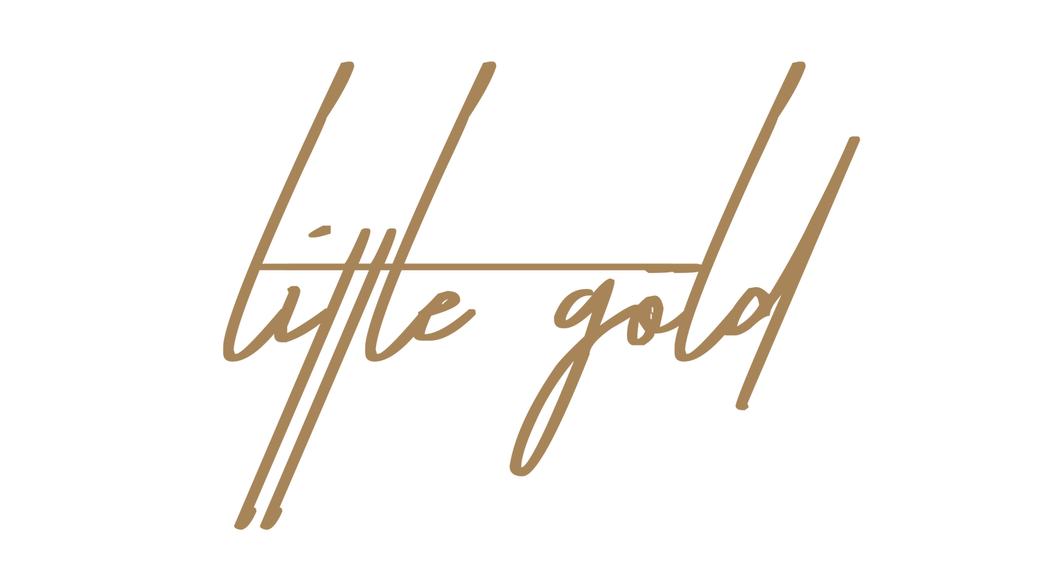 Gold~plated by little gold — little gold