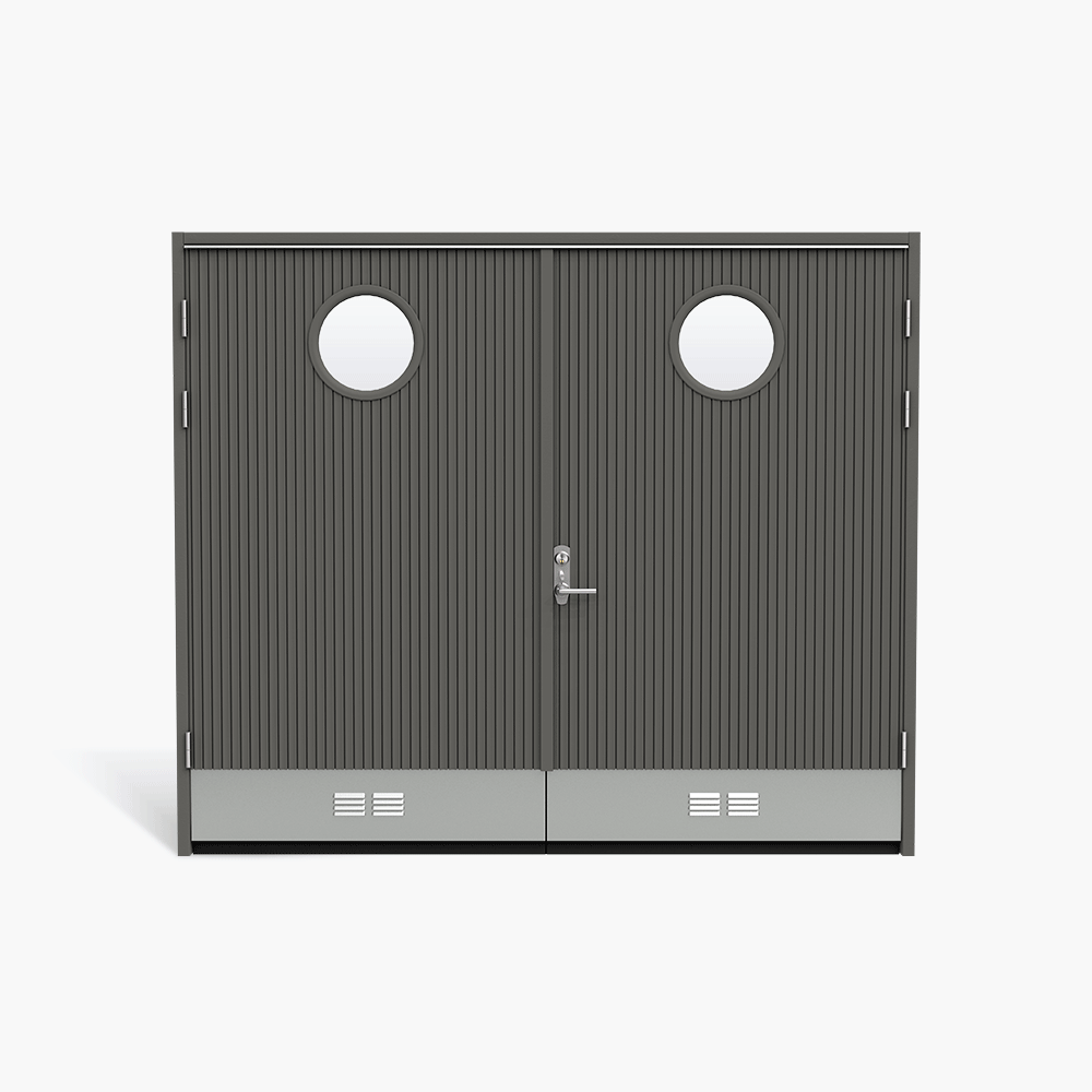 Slagport – Måttanpassad Garageport – Trä — Edsbyporten