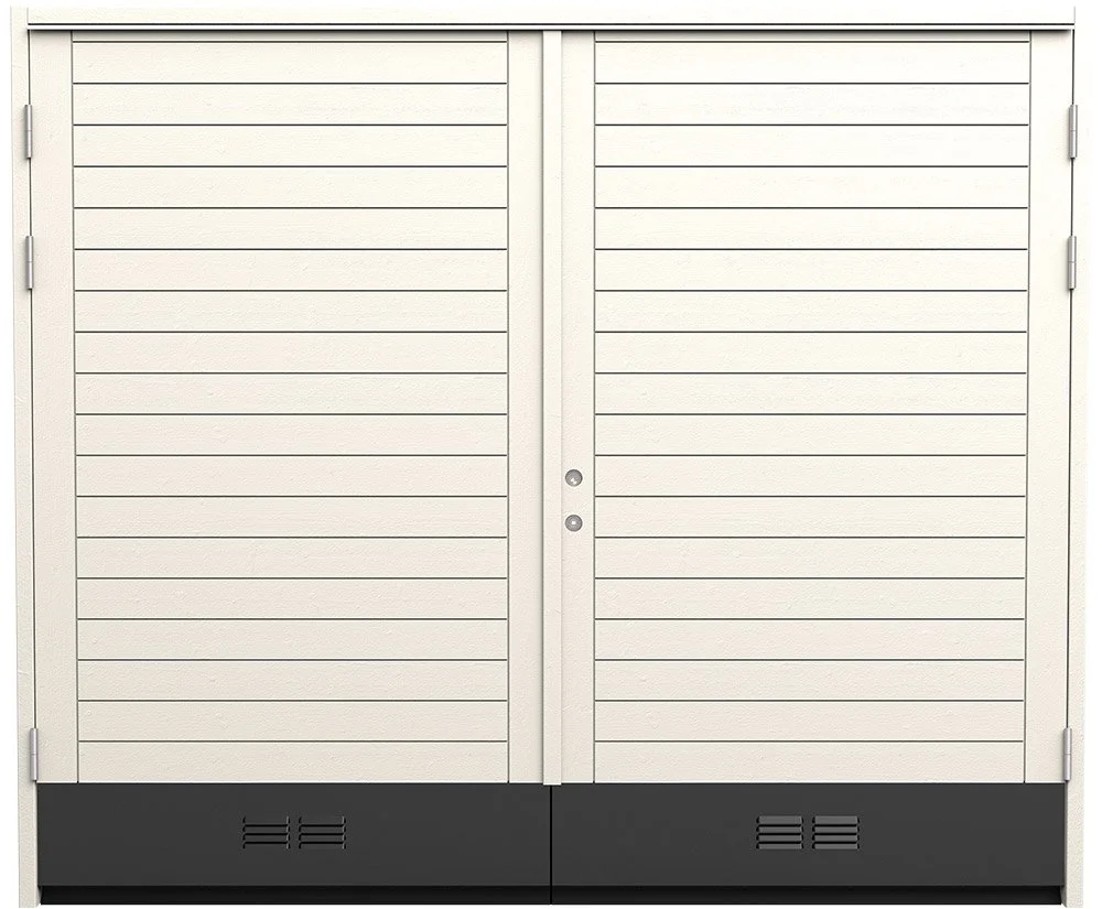 Slagport – Måttanpassad Garageport – Trä — Edsbyporten