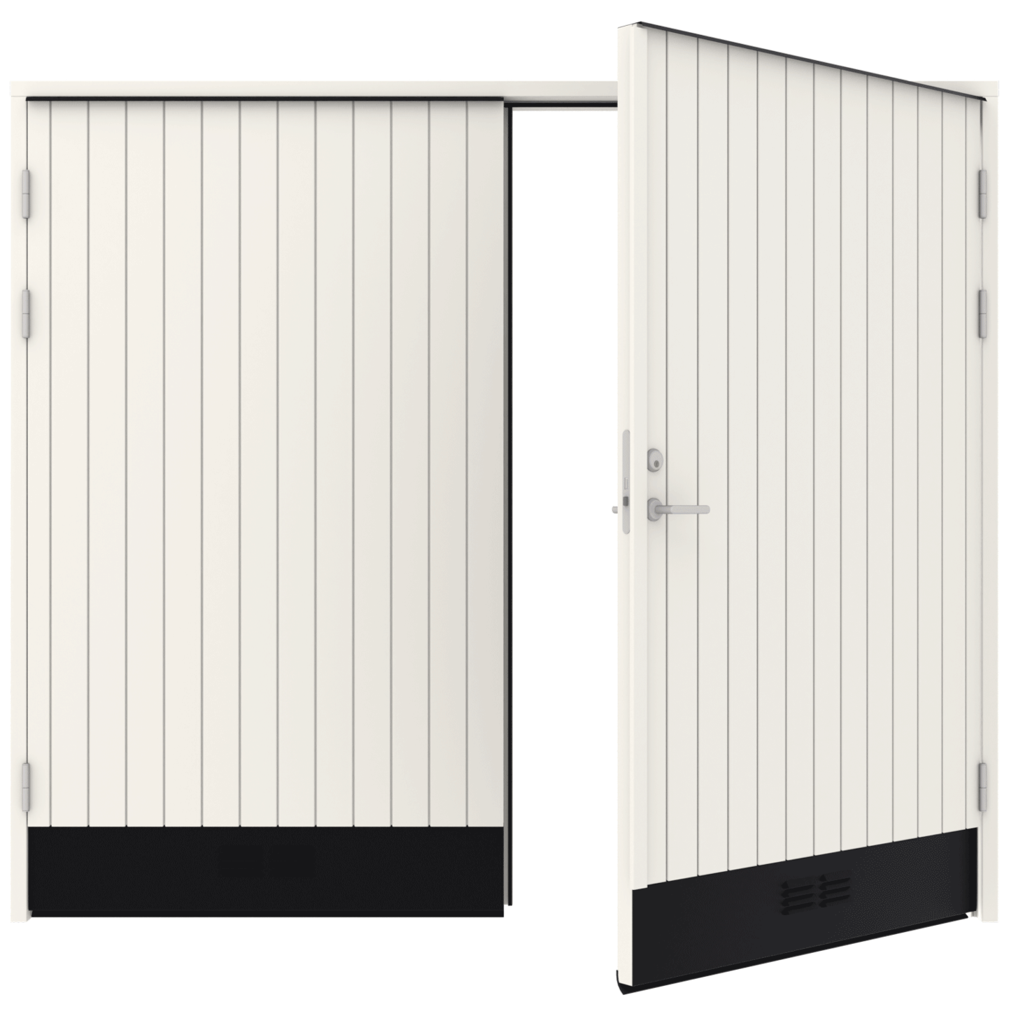Slagport – Måttanpassad Garageport – Trä — Edsbyporten