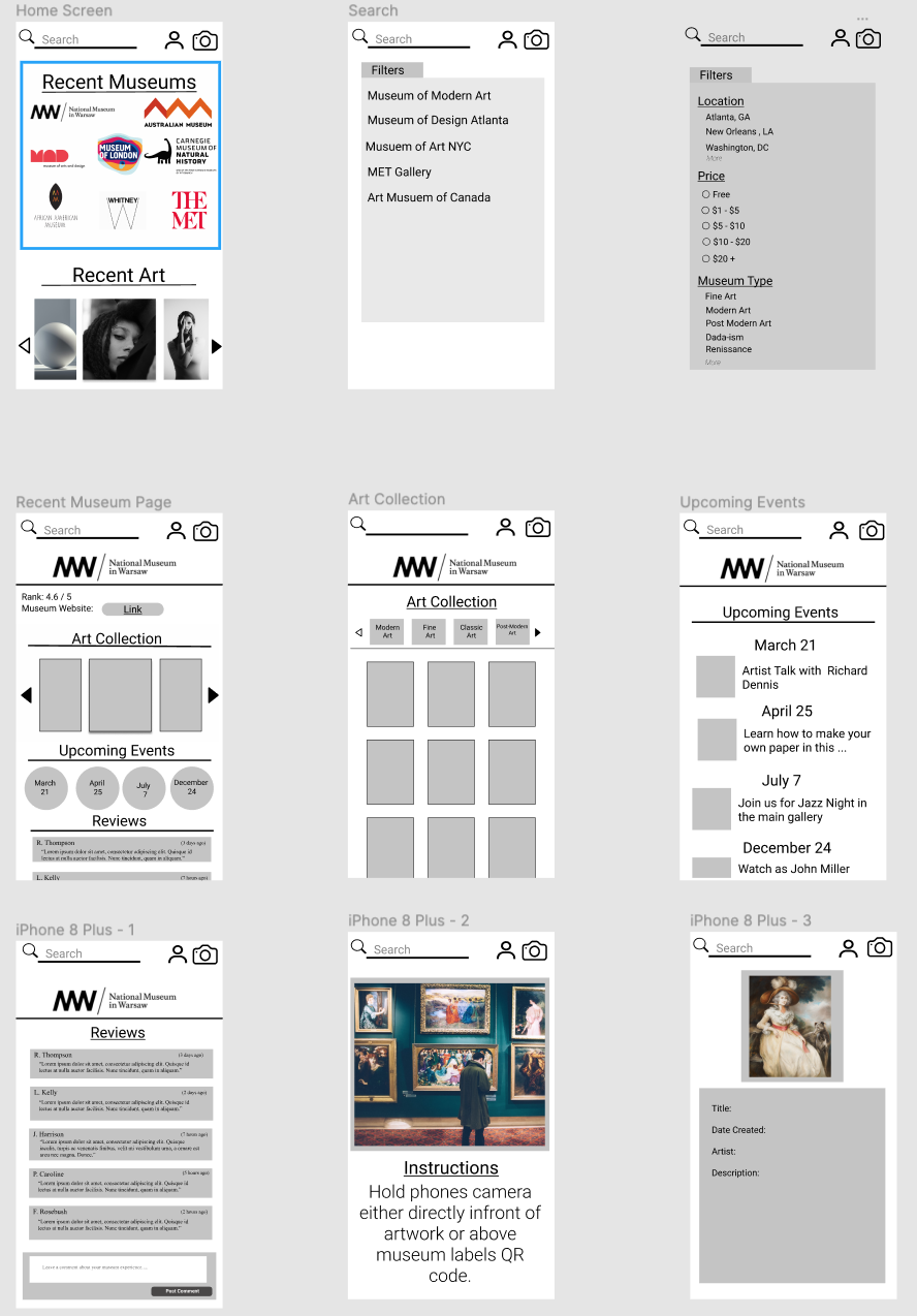 AR: Art Museum App — Blaire Bosley