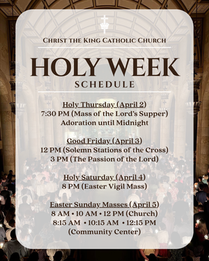 Parish Events — Christ The King