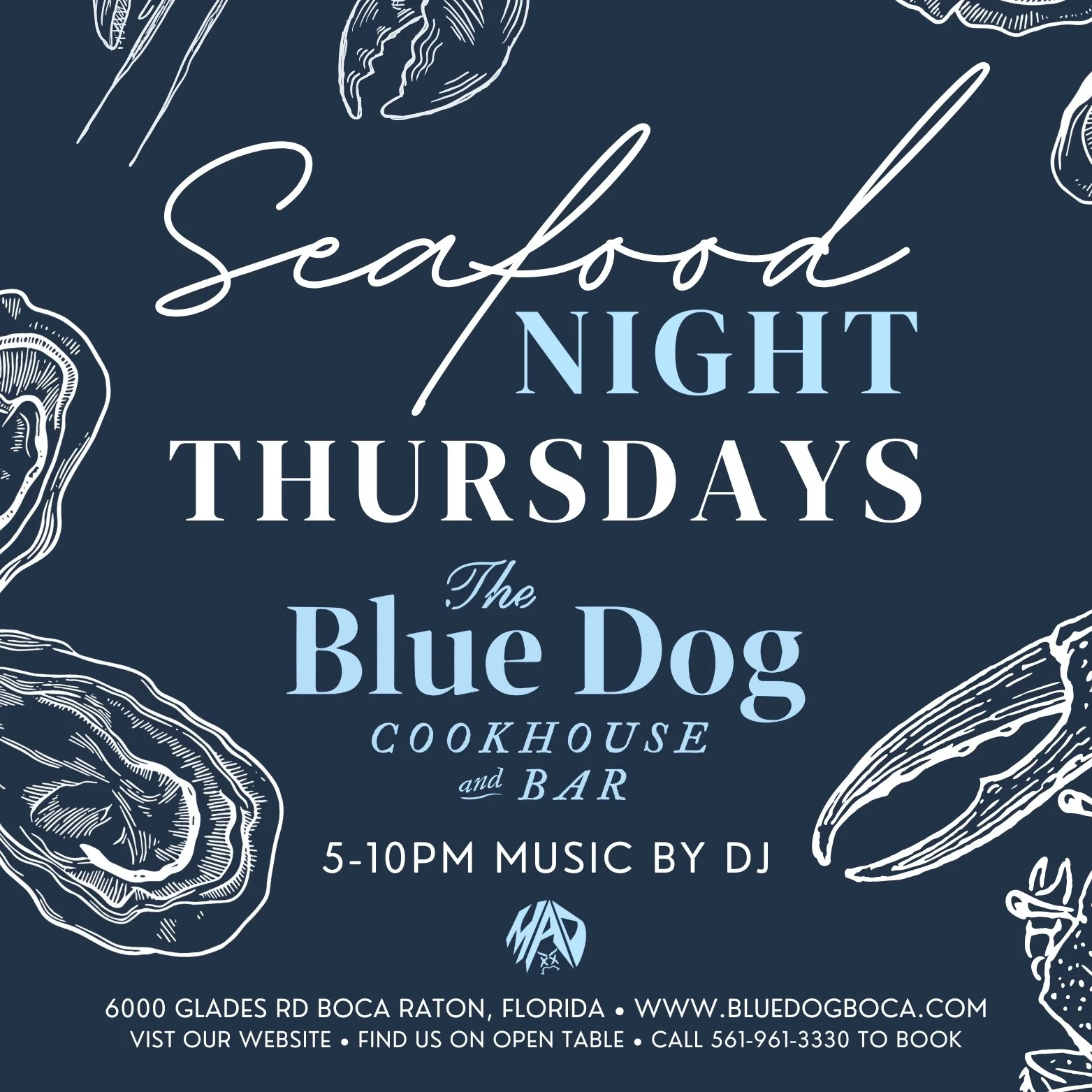 Our Events — Blue Dog Boca