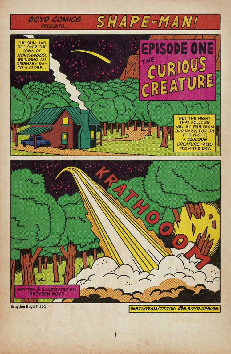 Shape-Man #1 (PREVIEW!) — Shape Comics