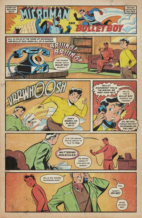Microman and Bullet Boy — Shape Comics