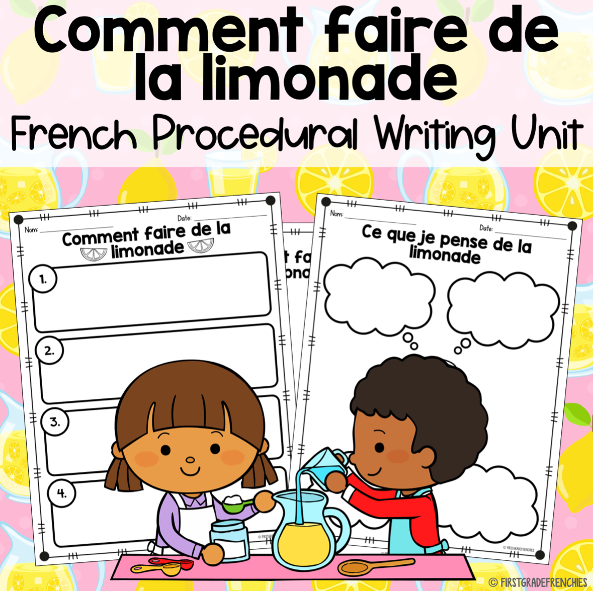 How to Teach French Procedural Writing — First Grade Frenchies